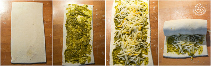 Puff Pastry Cheese and Pesto Swirls Recipe (Easy Appetizer) | My Ginger ...