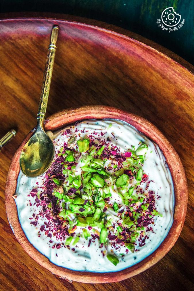 Gulkand Shrikhand Recipe + Video | Rose Flavoured Greek Yogurt Dessert ...