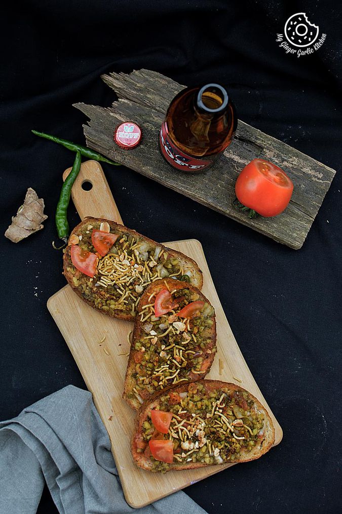 Moong Dal Toast Recipe | How to Make Moong Dal Bread Toast Recipe | My Ginger Garlic Kitchen