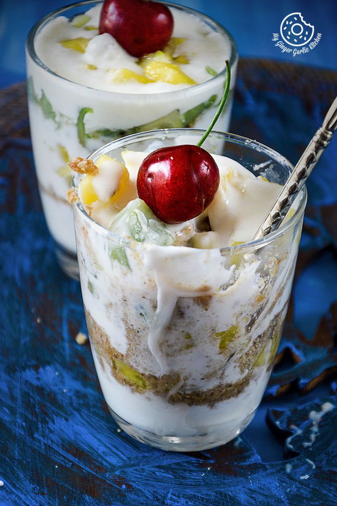 Quick and Easy Kiwi Pineapple Honey Yogurt Parfait | My Ginger Garlic ...