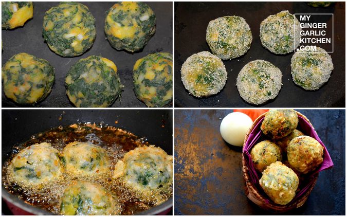 Palak Kofta Curry | Spinach Kofta Curry | Spinach Dumplings Curry | My ...