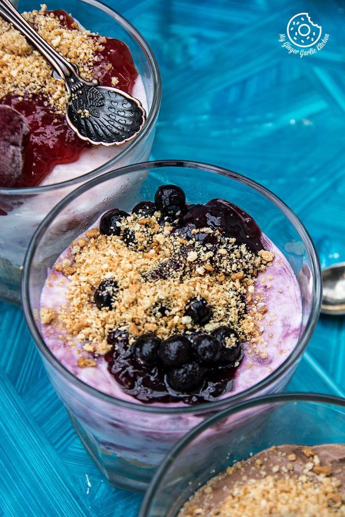 Cheesecake Shots – 4 Ways | Video Recipe | My Ginger Garlic Kitchen