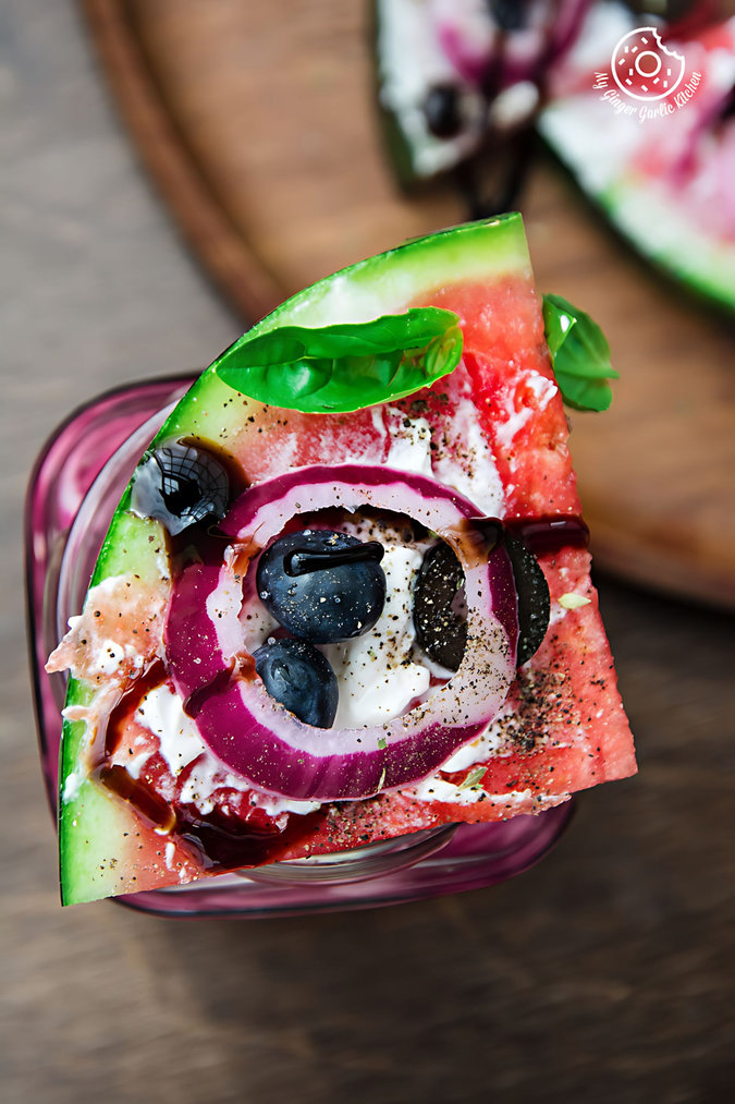 Juicy Watermelon Pizza | My Ginger Garlic Kitchen