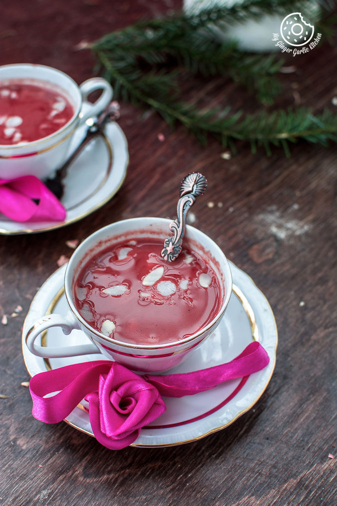Kashmiri Pink Chai Recipe & Video (Noon Chai - Delicious Pink Tea) | My ...