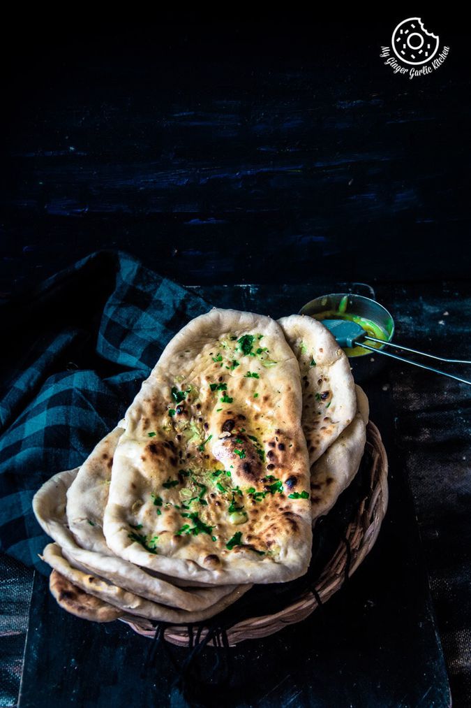 Restaurant Style Garlic Naan Recipe - Homemade Garlic Naan 3 Ways | My ...