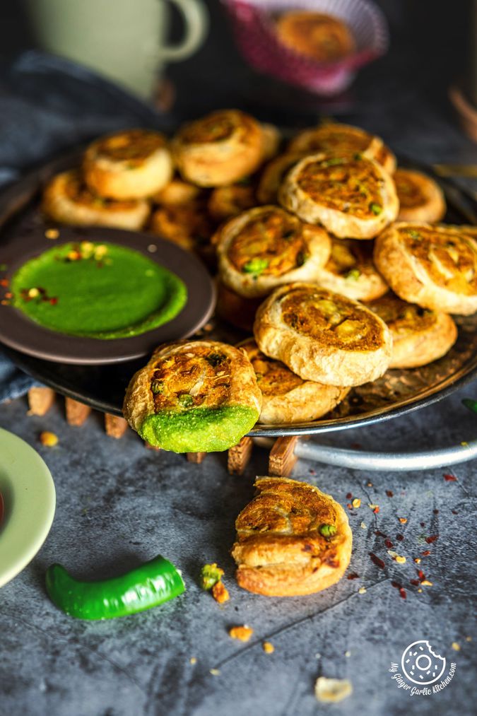 Samosa Pinwheels - (Step-By-Step + Video Recipe) | My Ginger Garlic Kitchen