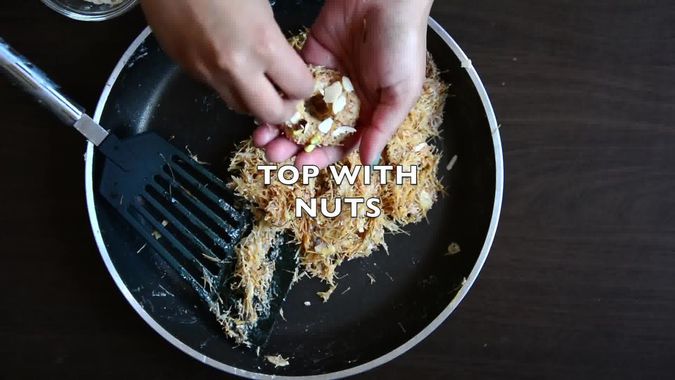 Vermicelli Bird's Nests - Sevai Indian Dessert Recipe