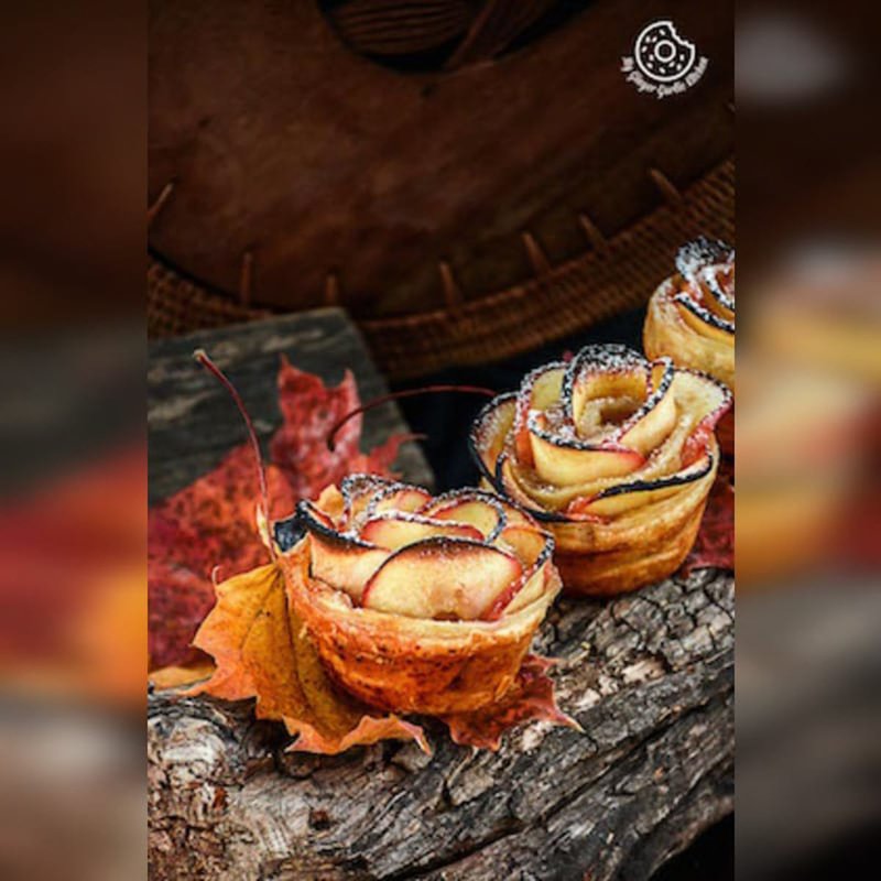 Apple Rose Mini Tartlets