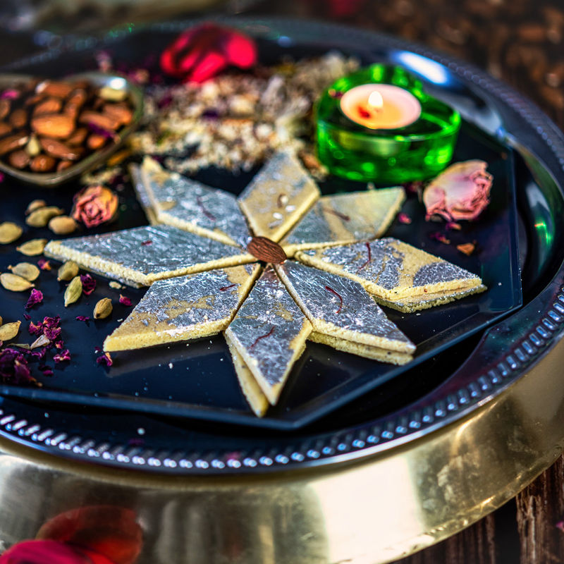 Badam Burfi Recipe | Badam Katli Recipe | Almond Burfi