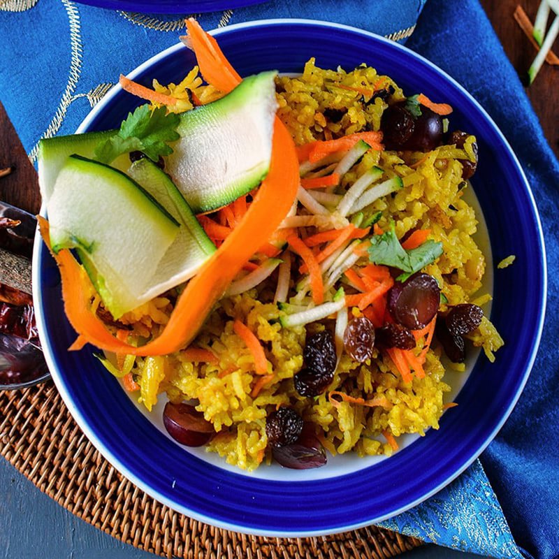 Carrot Zucchini Rice Pilaf Recipe