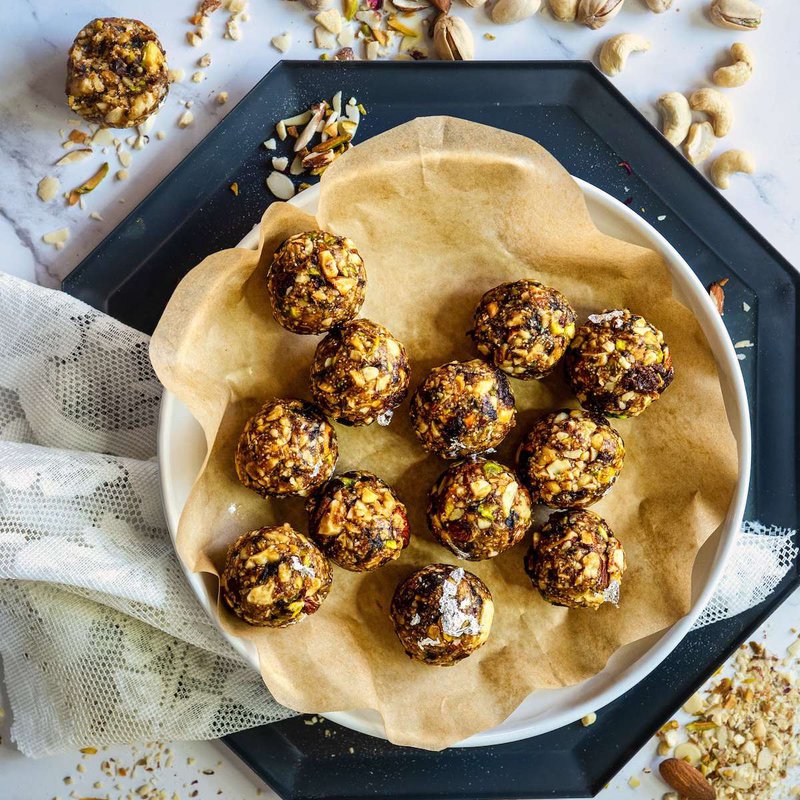 Dry Fruits Laddu Recipe (Video + Step-By-Step)