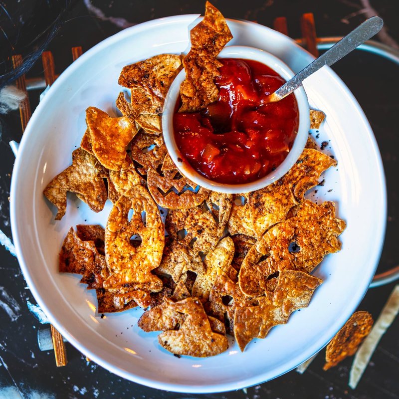 Halloween Chips: Baked/Air Fried for a Guilt-Free Treat