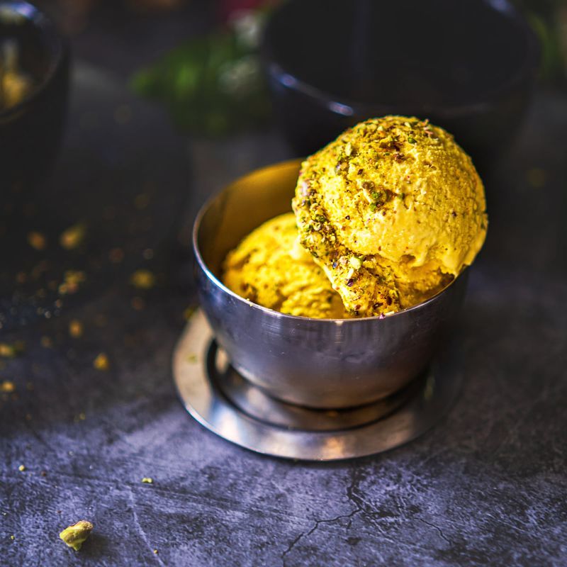 Kesar Pista Ice Cream Recipe - Taste of Kuchaman