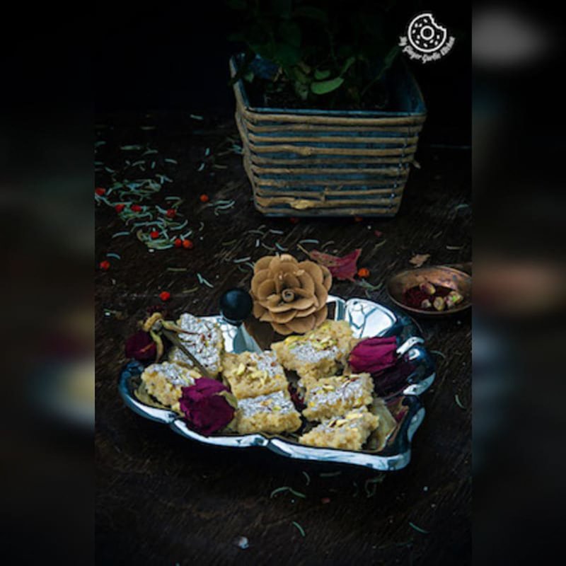 Kopra Pak Recipe + Video | Nariyal Ki Burfi (Quick Coconut Fudge)