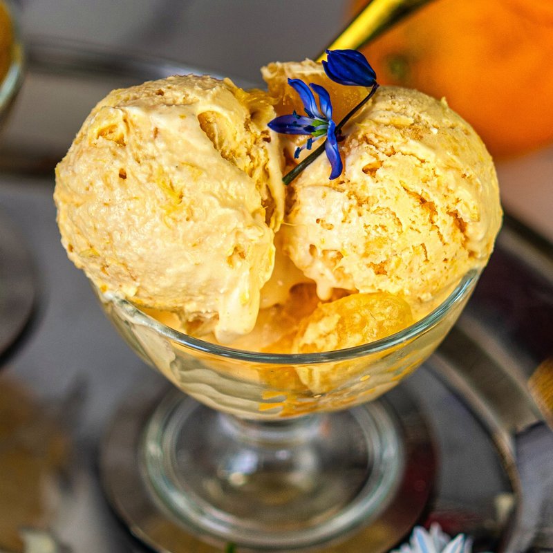 Orange Ice Cream Recipe
