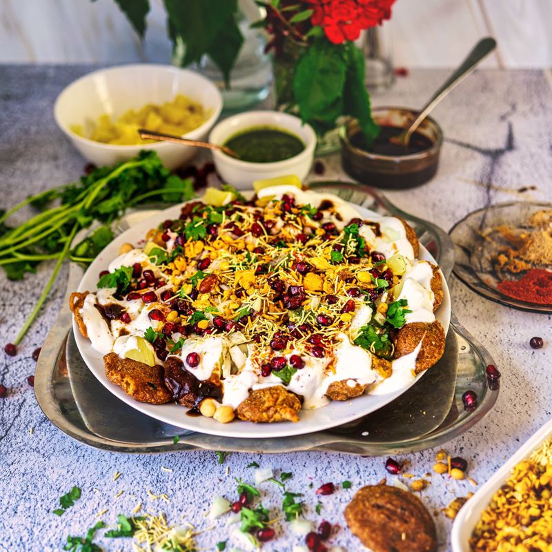 Leftover Pakora Chaat Recipe