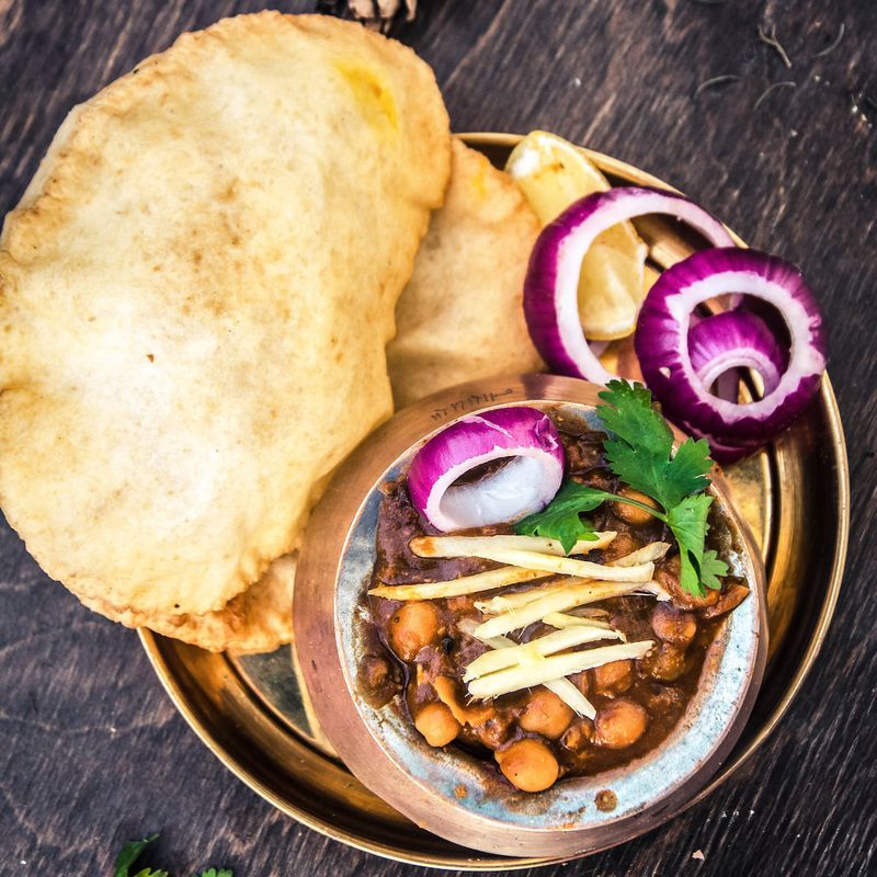Chole Bhature Recipe - Chana Bhatura