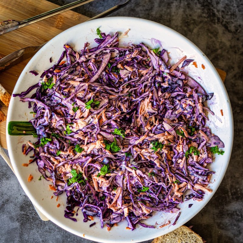 Red Cabbage Coleslaw Recipe