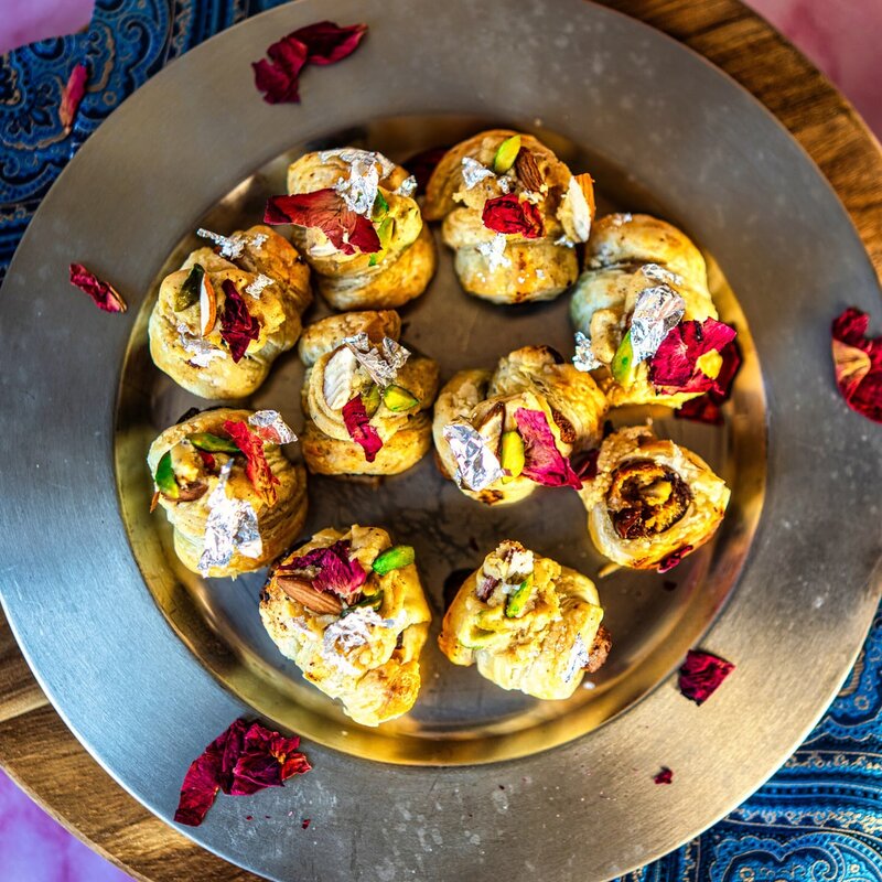 Royal Burfi Date Puff Bites Recipe