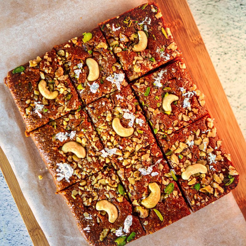 Walnut Burfi Recipe - Akhrot Burfi